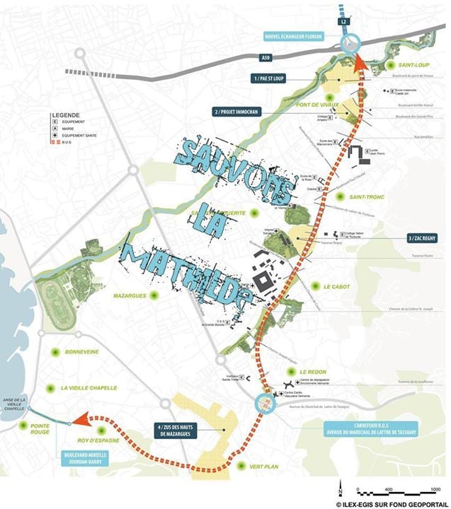 Sauvons le Parc de la Mathide - Projet de Boulevard Urbain Sud at Parc ...