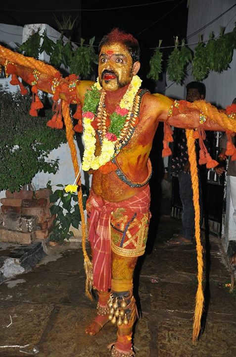 27th year as A Potharaju In Saidabad Bonalu 2016 at Kurmaguda Basthi ...