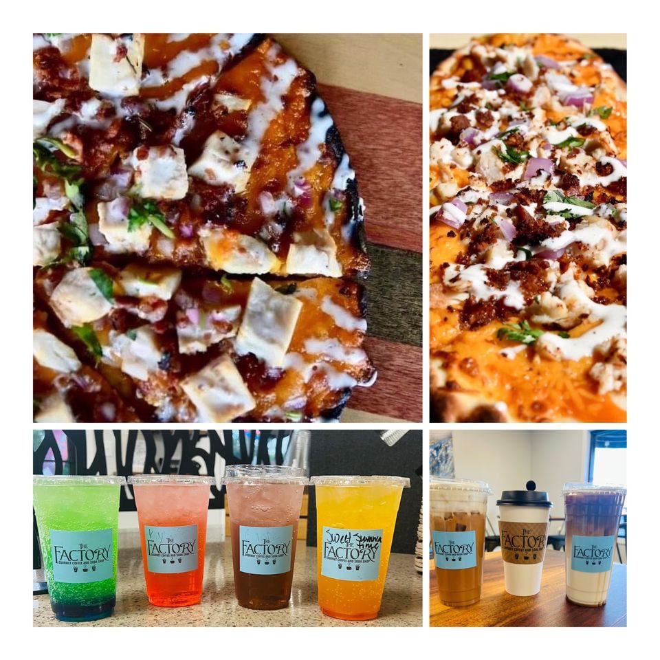 Drift Along Pizza at the Factory Coffee and Soda Shop , 6282 Old U.S ...