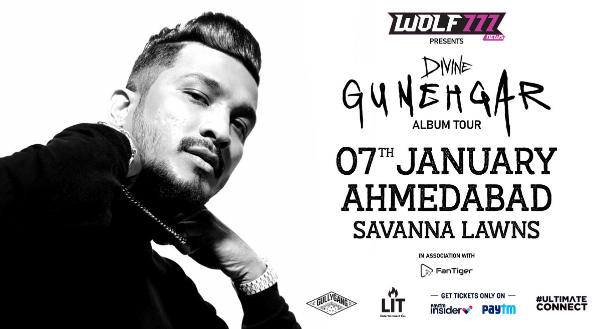 DIVINE - Gunehgar Album Launch Tour | Ahmedabad, SAVANNA Party Lawn ...