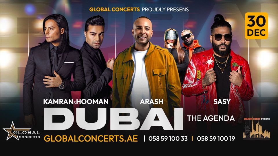 Arash, Kamran and hooman, Sasy and Xband Live Concert in The Agenda ...