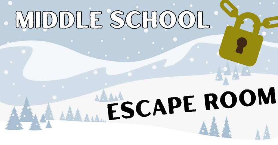 Middle School Escape Room, Pendleton Public Library, January 4 2024 ...
