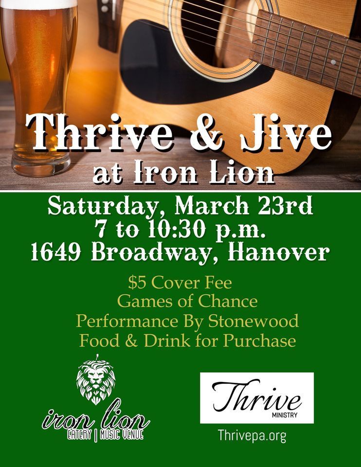 Thrive & Jive, The Markets at Hanover @ Iron Lion, 23 March 2024 ...
