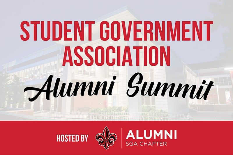 Student Government Association Alumni Summit, UL Lafayette Alumni Association, 12 April 2024 ...