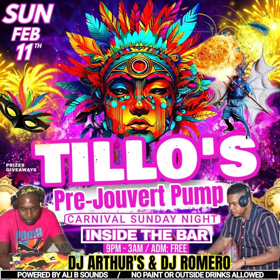 Tillos Pre - Jouvert Pump, Tillo's Sports Bar & Lounge, Sangre Grande ...