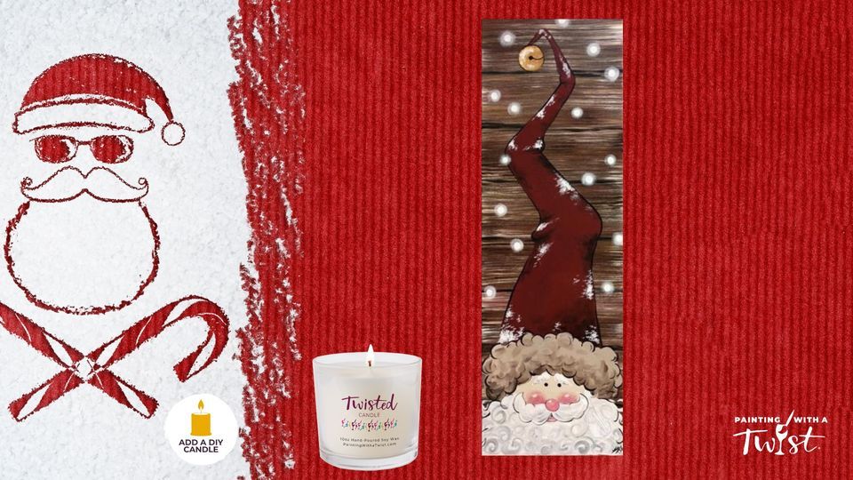 Rustic Christmas Santa, Painting with a Twist (Los Angeles, CA ...