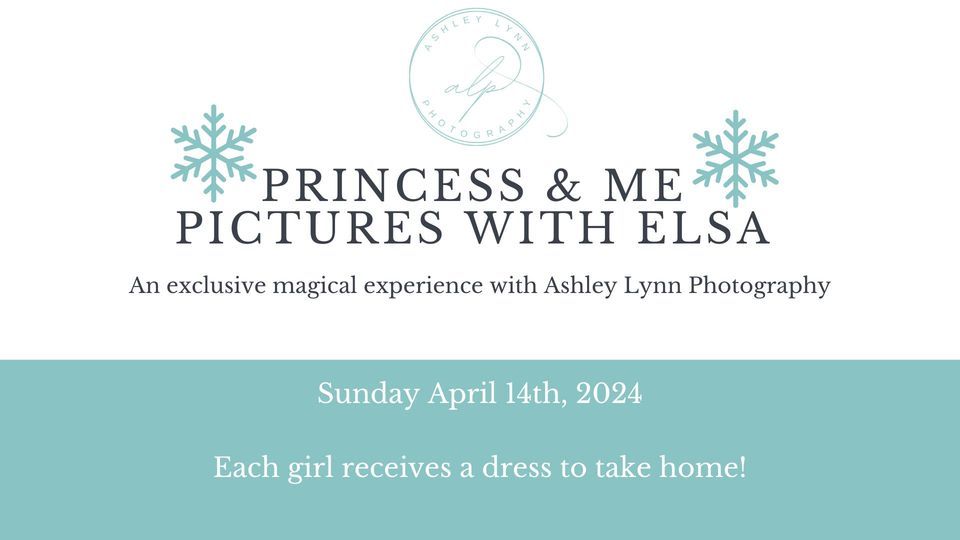 Princess & Me Portraits- Pictures with Elsa, Dayton Ohio, April 14 2024 ...
