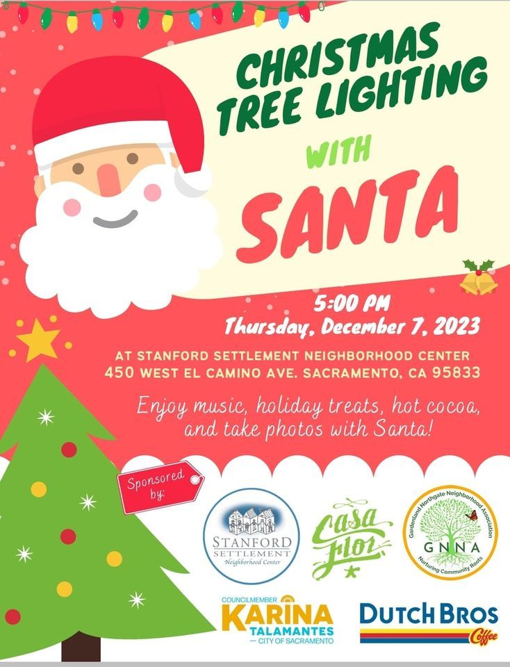 Christmas Tree Lighting with Santa! , Stanford Settlement Neighborhood ...
