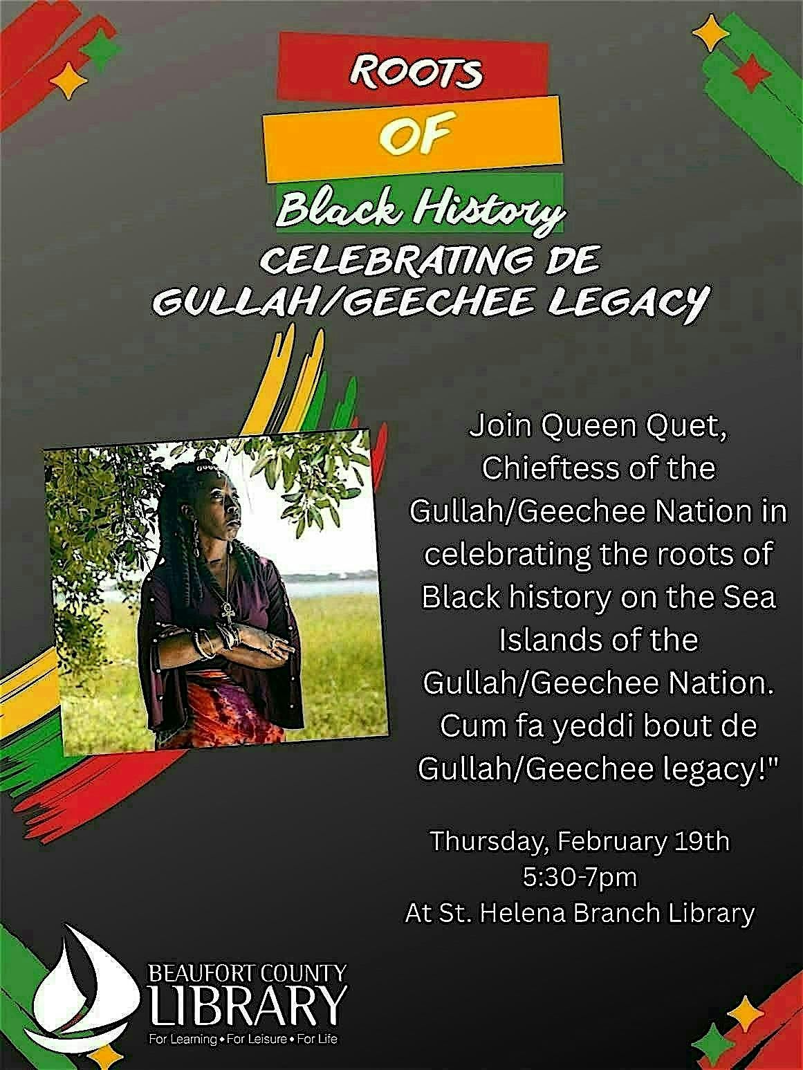 Gullah/Geechee Black History Month with Queen Quet on St. Helena Island ...