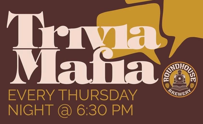 Trivia Mafia @ Roundhouse Brewery!, Roundhouse Brewery, Nisswa, 21 ... Trivia Mafia @ Roundhouse Brewery!, Roundhouse Brewery, Nisswa, 21 ...