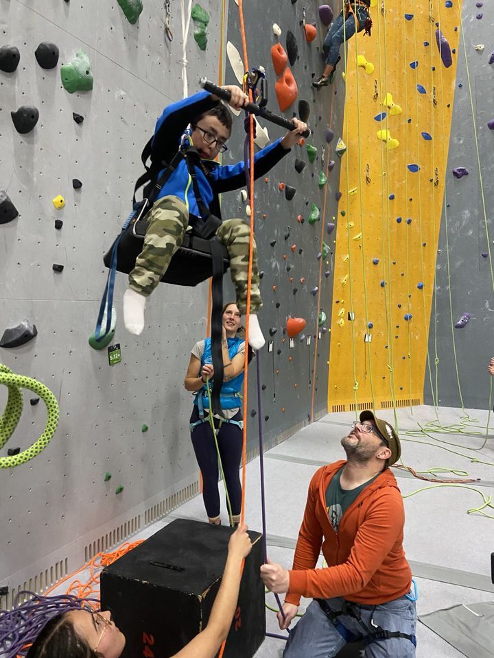 Adaptive Climbing, Alaska Rock Gym, Eagle River, December 8 2023 ...