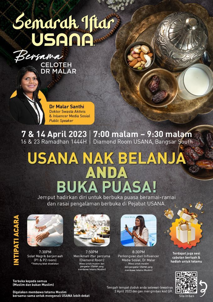 Semarak Iftar USANA bersama celoteh Dr. Malar, USANA Health Sciences ...