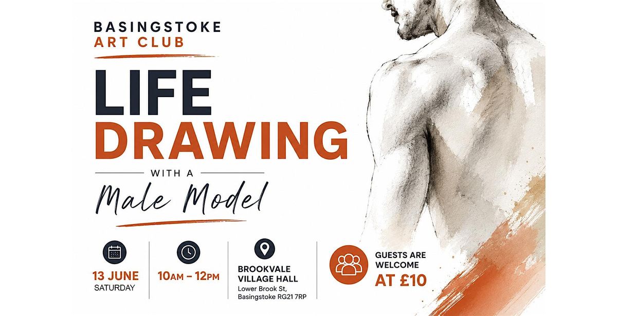 Life Drawing in Basingstoke with a Male Model, Brookvale Village Hall ...