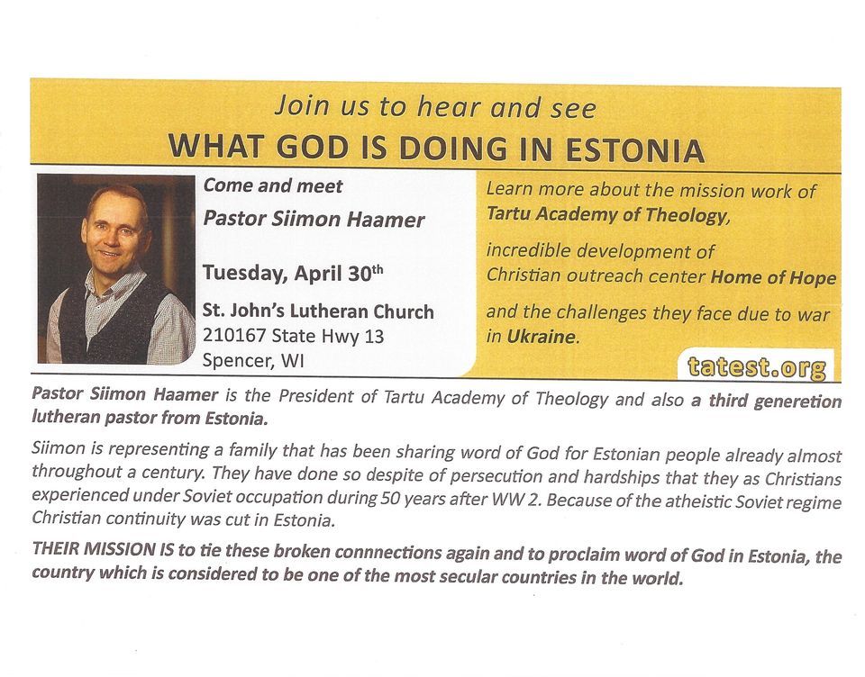 What God is Doing in Estonia with Pastor Siimon Haamer, 210167 State ...