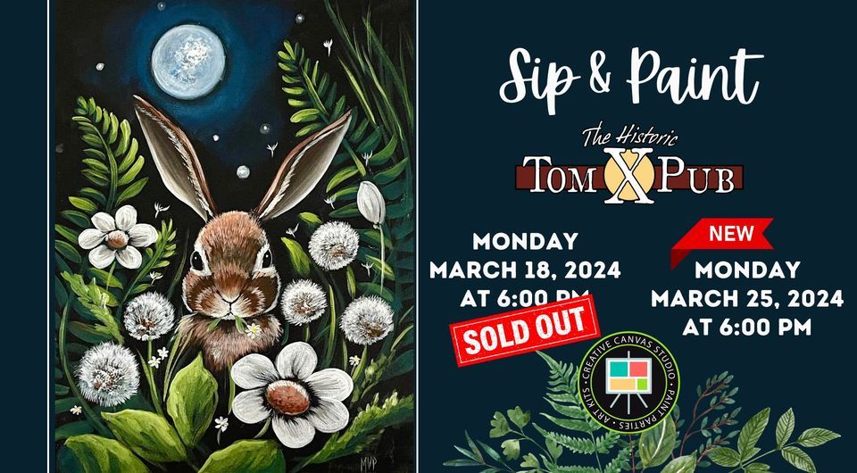 Sip & Paint at The Historic Tom X Pub, Historic Tom X Pub, Marshalls ...