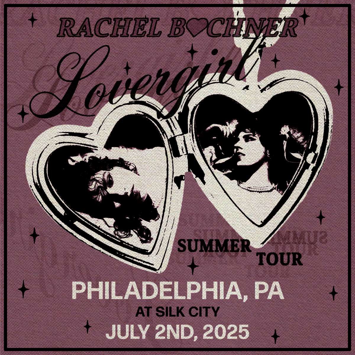 Rachel Bochner, Silk City, Philadelphia, 1 July 2025 | AllEvents