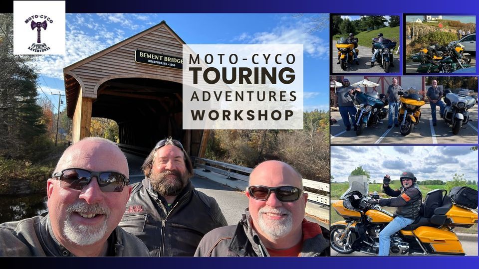 Moto-Cyco Touring Adventures Workshop, Big Moose Harley-Davidson, Portland, 13 April 2024 ...
