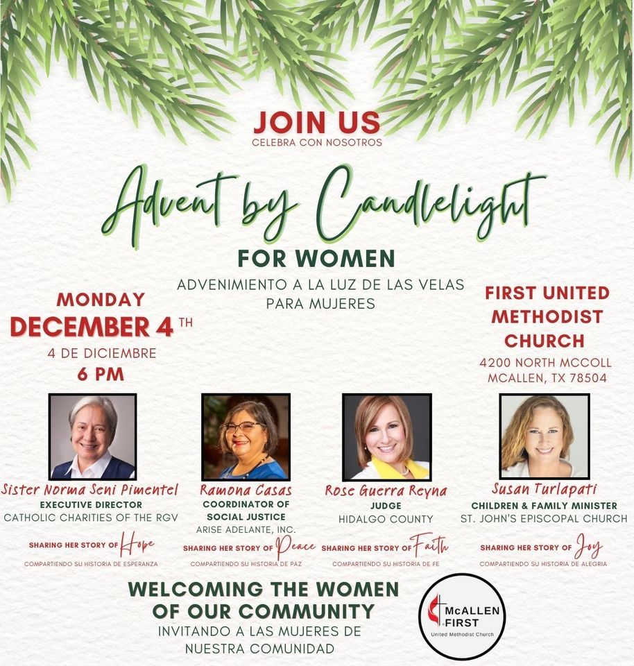 Advent by Candlelight for Women / Advenimiento a la Luz de las Velas ...