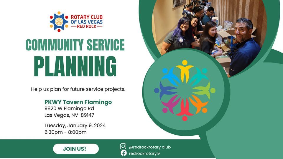 Community Service Planning Meeting, PKWY Tavern (Flamingo), Las Vegas ...