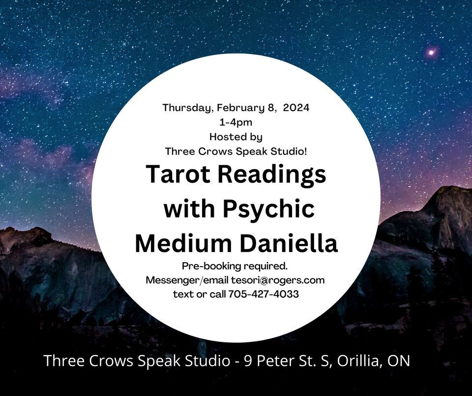 Readings with Psychic Medium Daniella, Three Crows Speak Studio ...