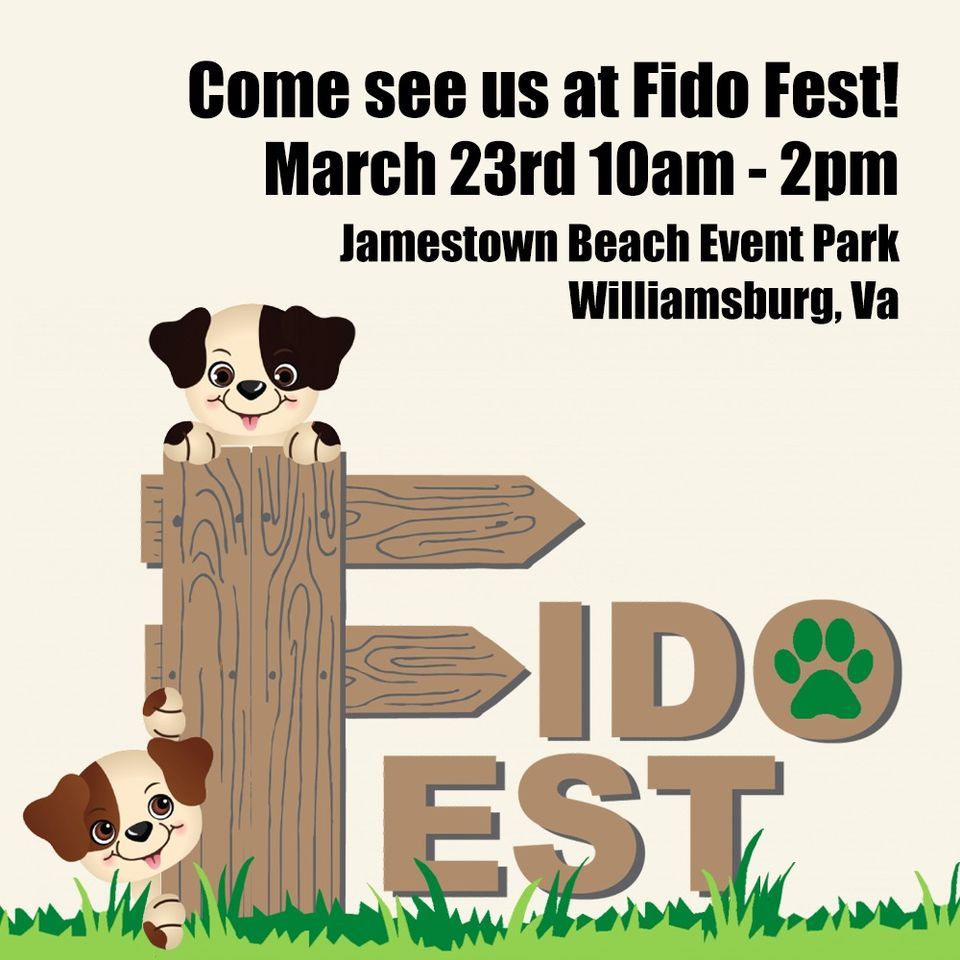 Fido Fest 2024 - Williamsburg, VA, Jamestown Beach Event Park, 23 March ...