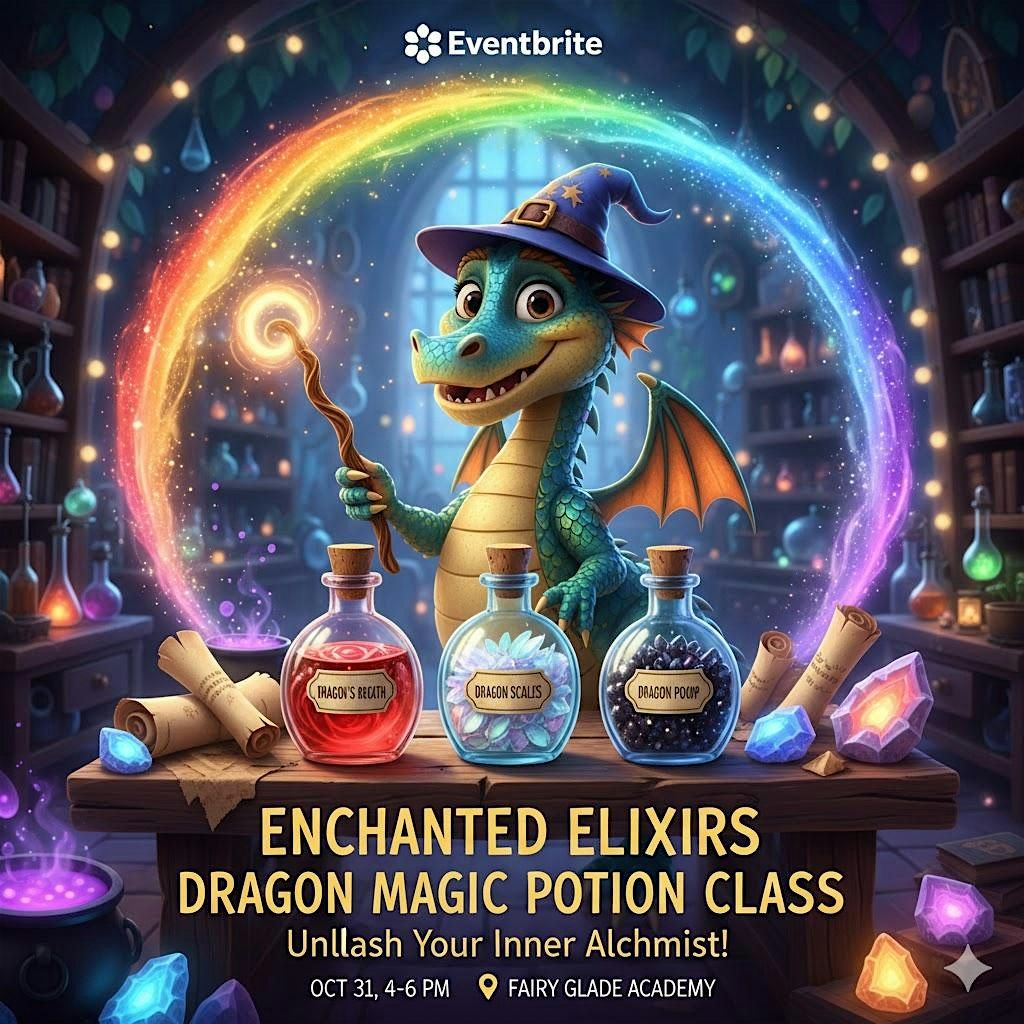 NEW! Dragon Magic Potion Masterclass for Children ages 3 to 300!, Rock ...