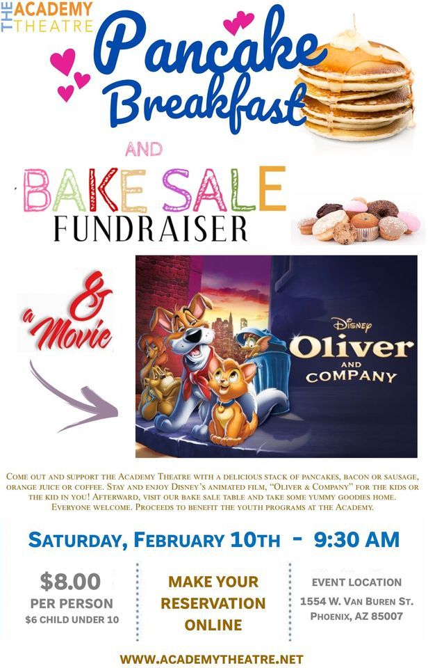 Pancake Breakfast, Bake Sale & Disney Movie, 1554 W Van Buren St ...