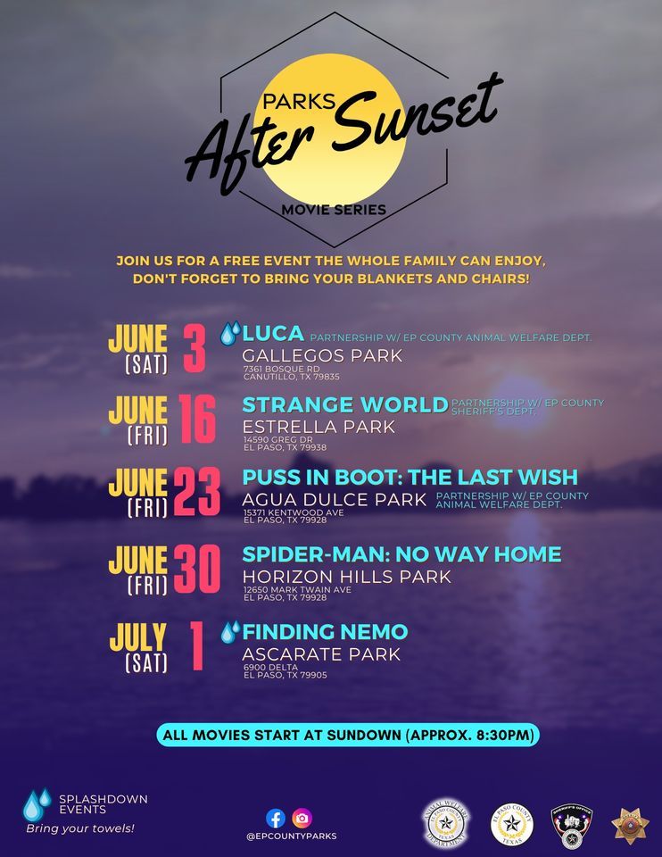 Parks After Sunset - Finding Nemo *Splashdown Event*, Ascarate Park ...