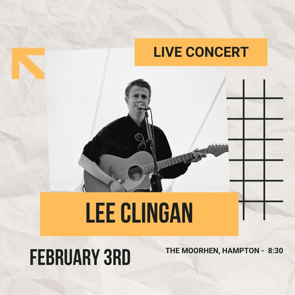 Lee Clingan @ the moorhen , The Moorhen Peterborough, 3 February 2024 ...