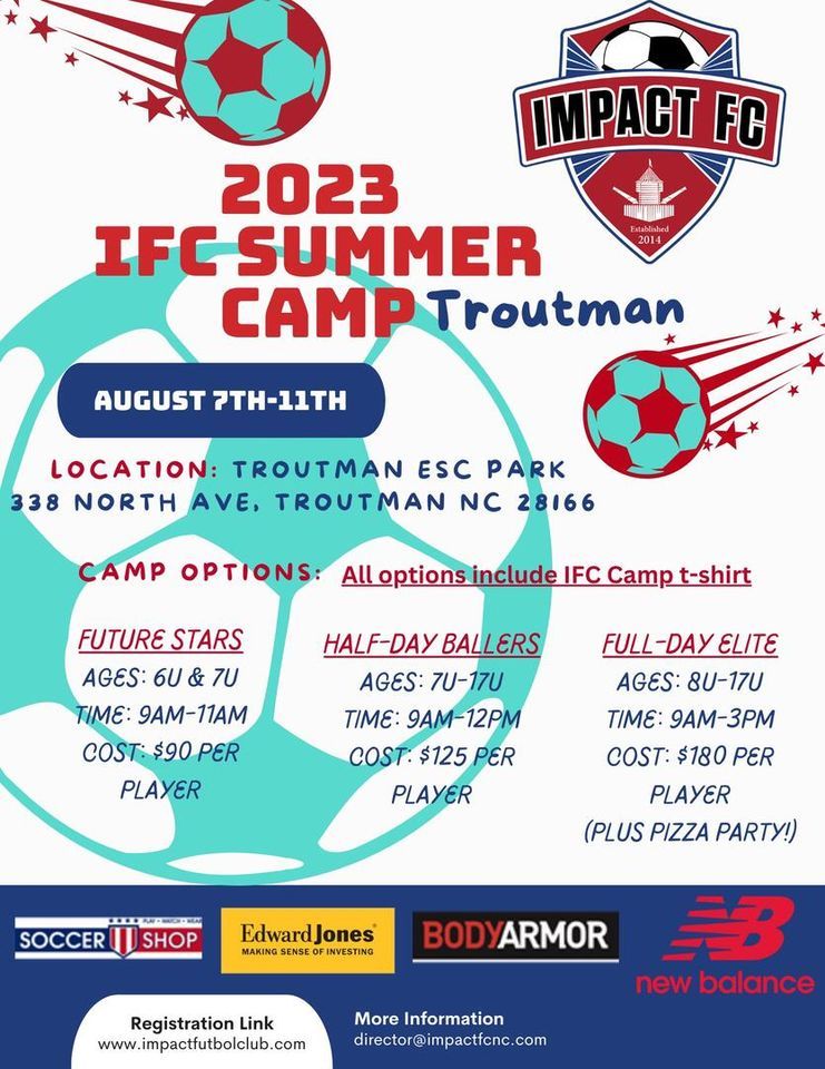 2023 IFC Summer Camp- Troutman, Troutman ESC Park, August 7 to August 11 | AllEvents.in