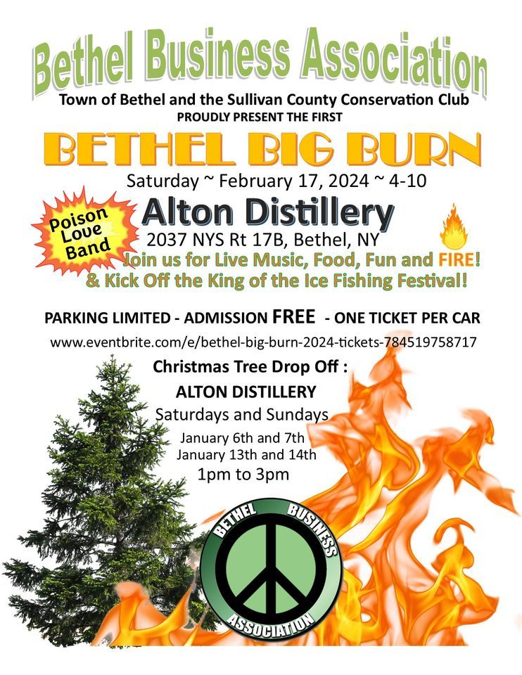 Bethel Big Burn, The Alton Distillery, Bethel, 17 February 2024 ...