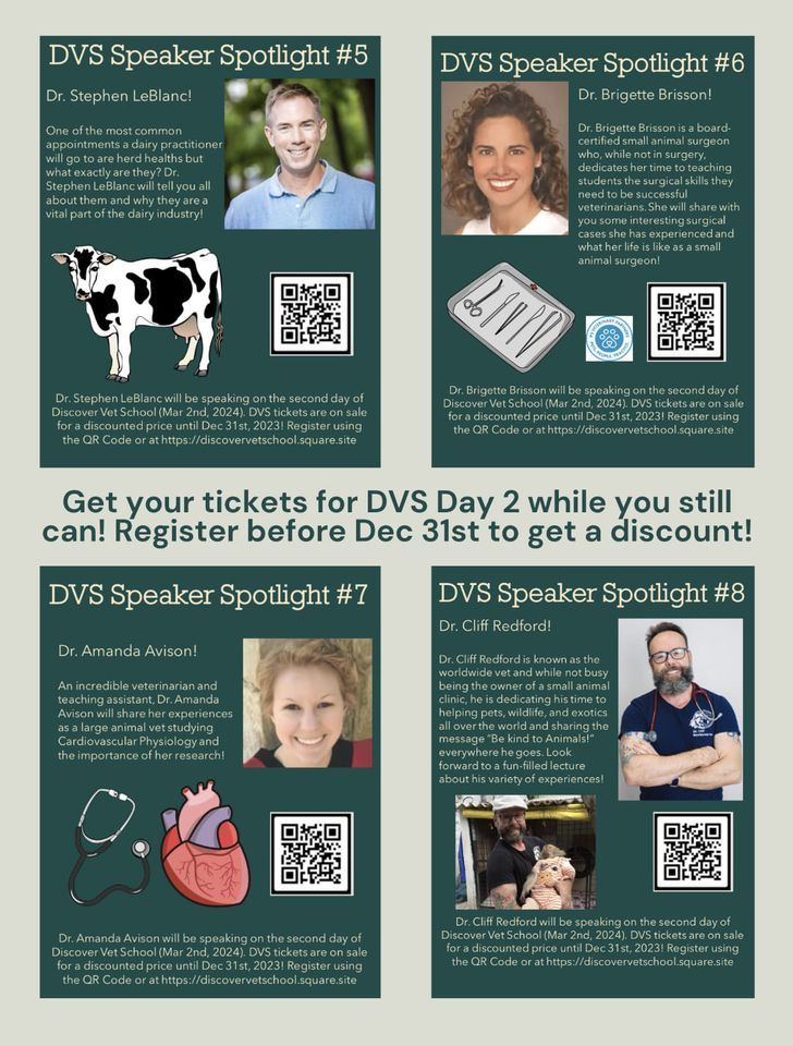 DVS Day 2, Ontario Veterinary College, Guelph, 2 March 2024 | AllEvents