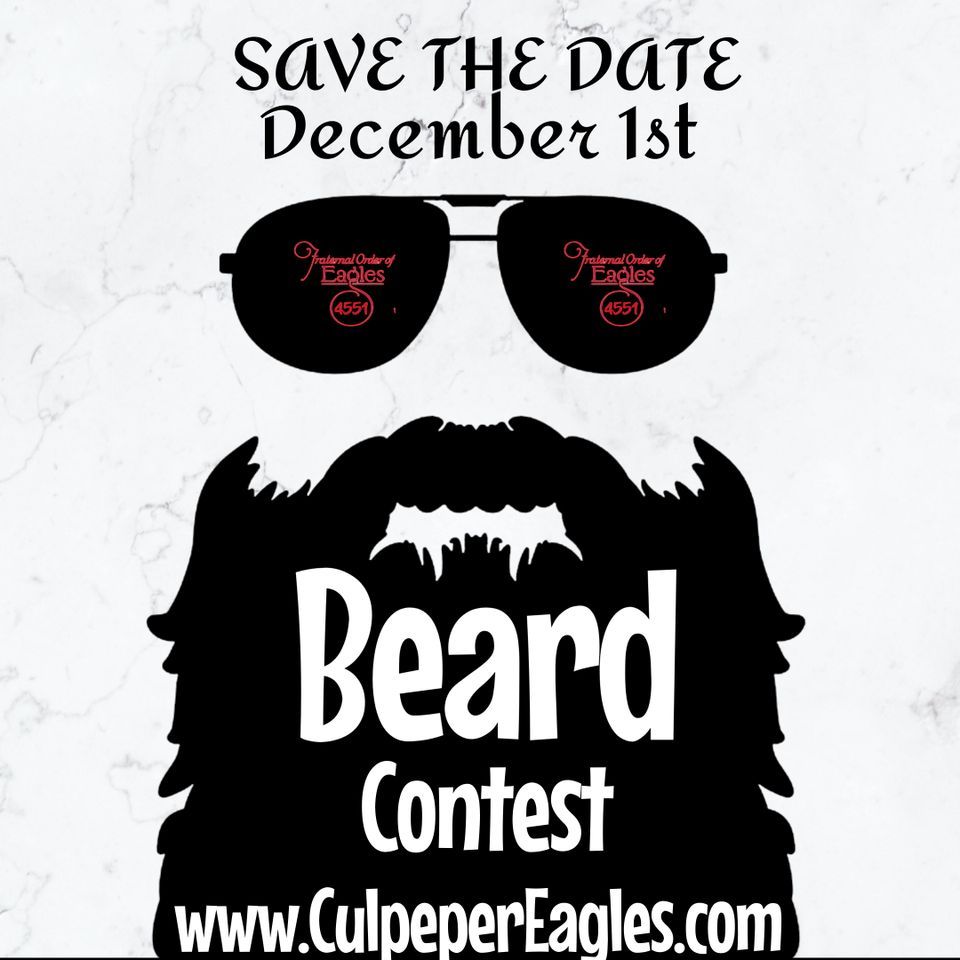 BEARD CONTEST, Fraternal Order of Eagles Culpeper #4551, 16 March 2024 ...