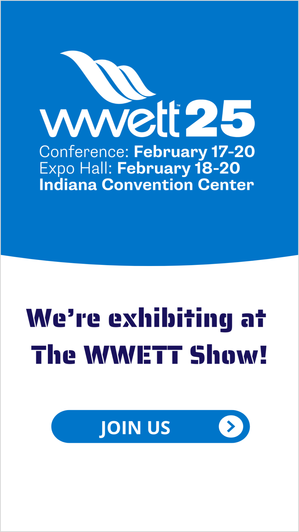 WWETT SHOW 2026, Indiana Convention Center, Indianapolis, IN, 16 ...