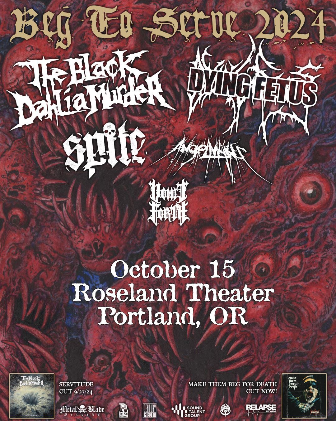 Black Dahlia Murder and Dying Fetus, The Rave-Eagles Club, Milwaukee, 5 ...