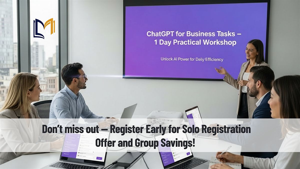 ChatGPT for Business Tasks – 1 Day Practical Workshop in Calgary, Regus ...