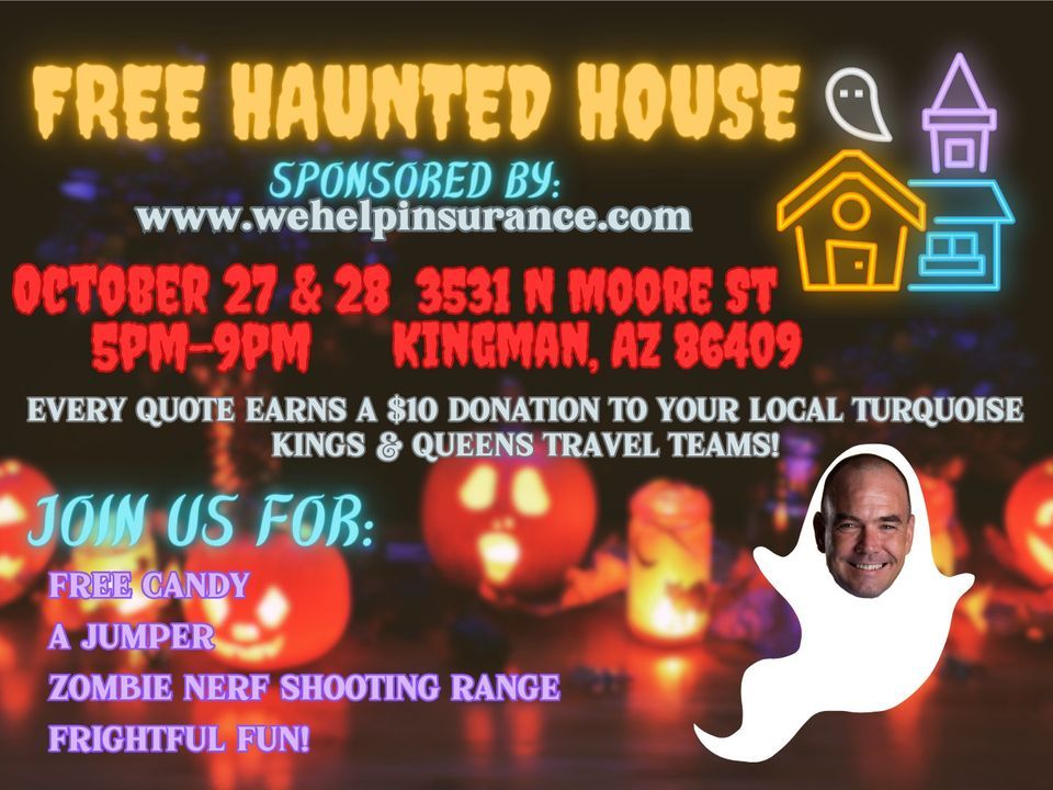 FREE Haunted House, October 27 & 28, 5pm-9pm, Bryan Klein State Farm ...