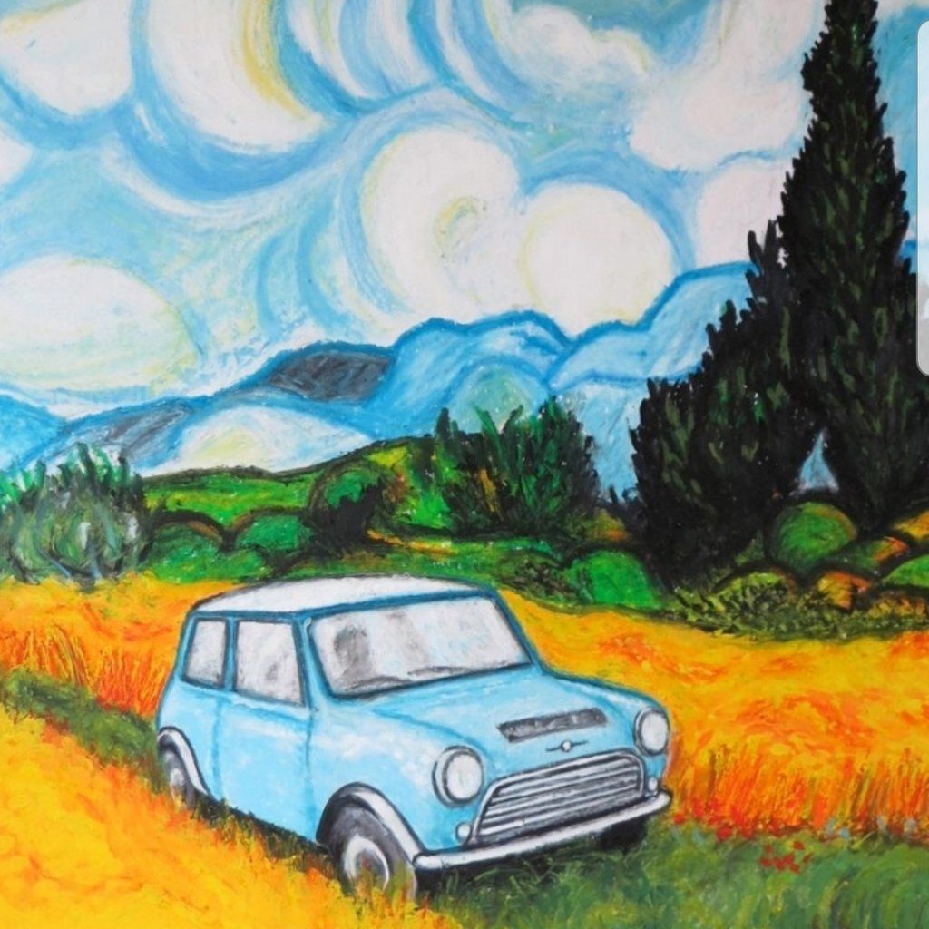 Paint Van gogh/mini, 7 Bro7hers Middlewood Locks Salford, Manchester ...
