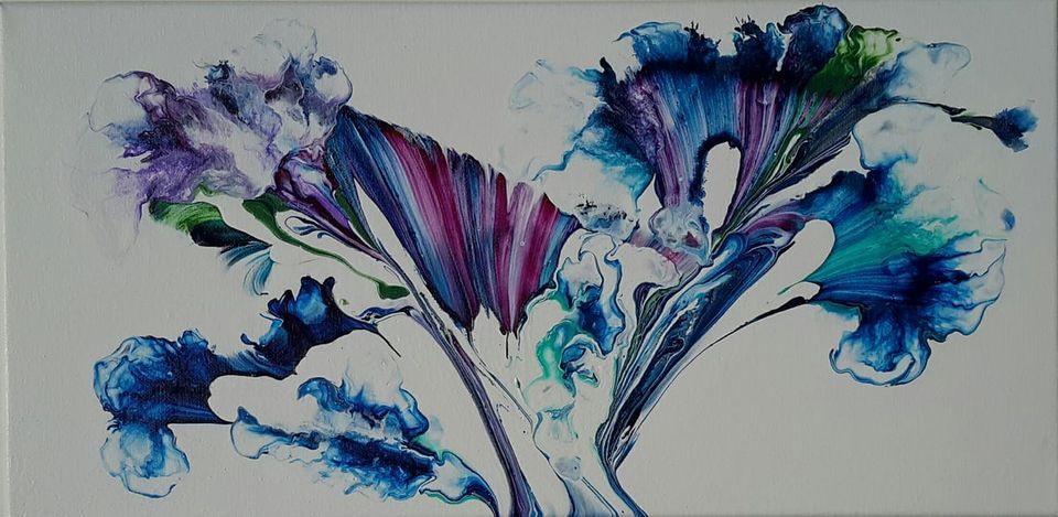 NEW DATE: String Acrylic Pouring Class - x2 Canvases & All Supplies ...