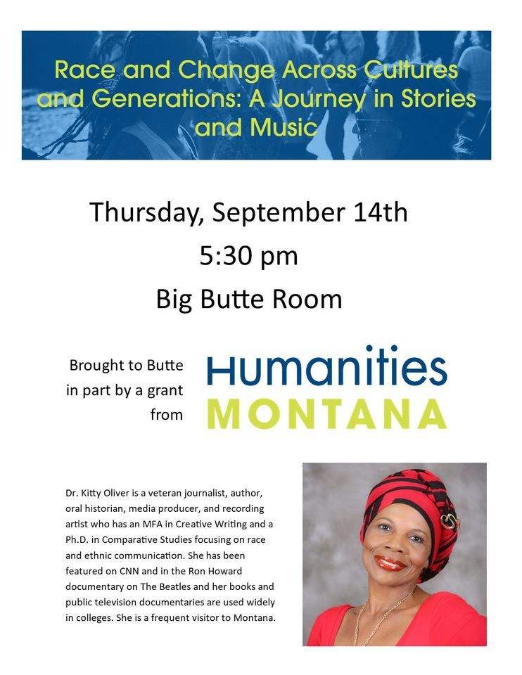 Dr Kitty Oliver: Race and Change Across Cultures and Generations: A ...