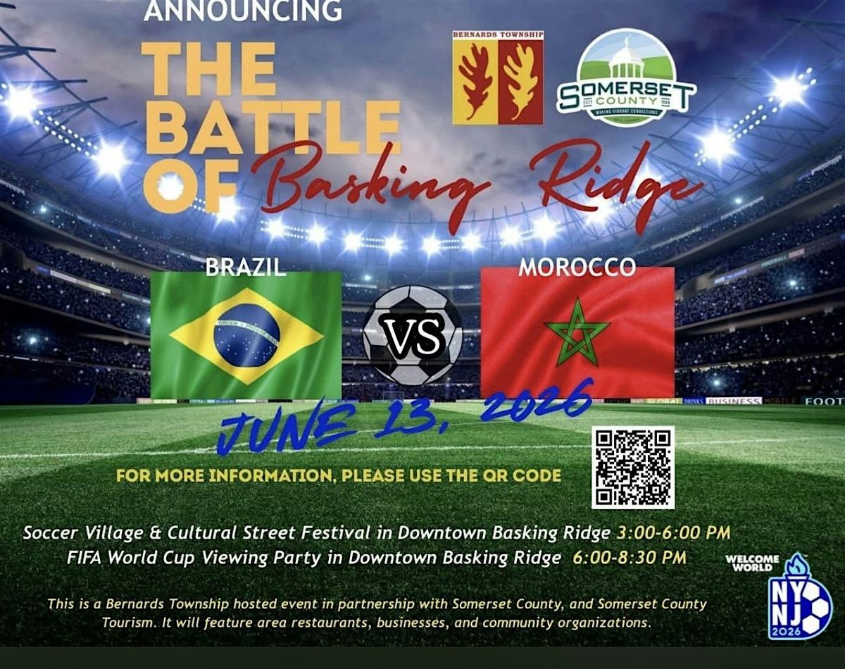 Soccer Village, Street Fair Followed by Morocco vs Brazil Watch Party ...