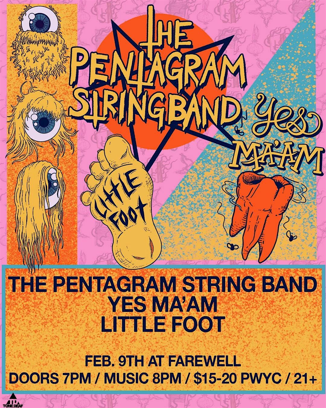 The Pentagram String Band / Yes Maam / Little Foot, Farewell, Kansas ...