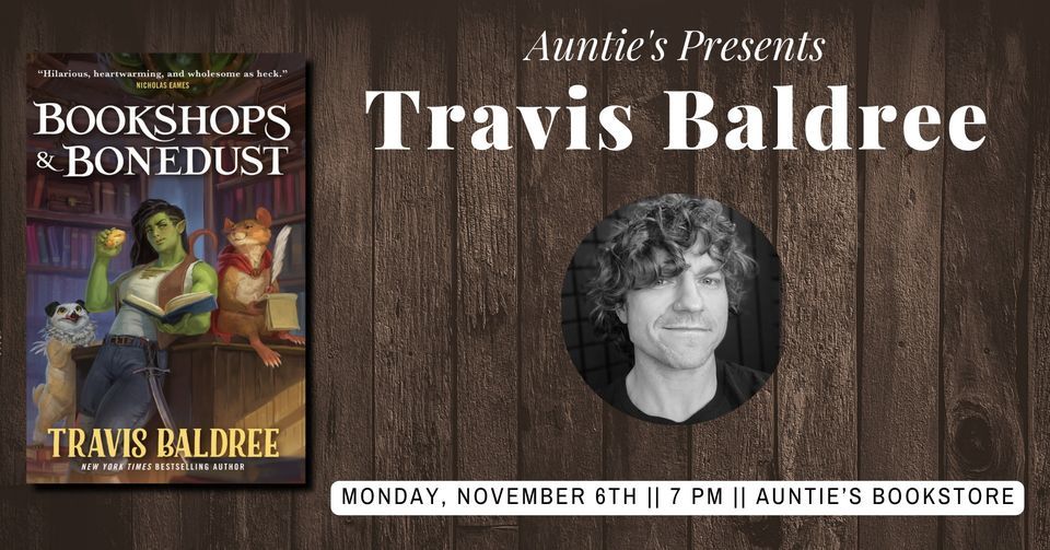 "Bookshops & Bonedust" by Travis Baldree, Auntie's Bookstore, Spokane ...