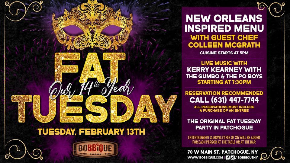 Fat Tuesday at Bobbique, BOBBIQUE, Patchogue, February 13 2024 ...