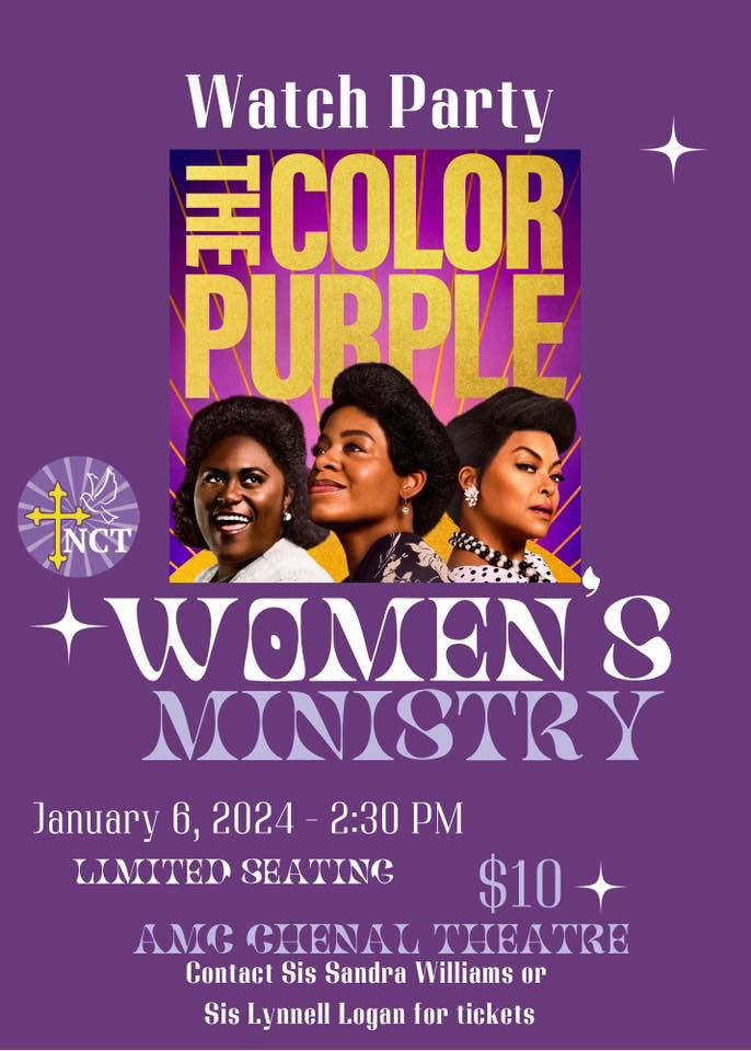 Women’s Ministry Outing - The Color Purple, AMC Chenal 9, Little Rock ...