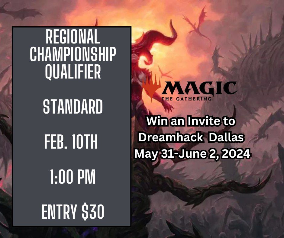 MTG 2023 RCQ Regional Championship Qualifier, Corbin Cards & Games, February 10 2024 | AllEvents.in