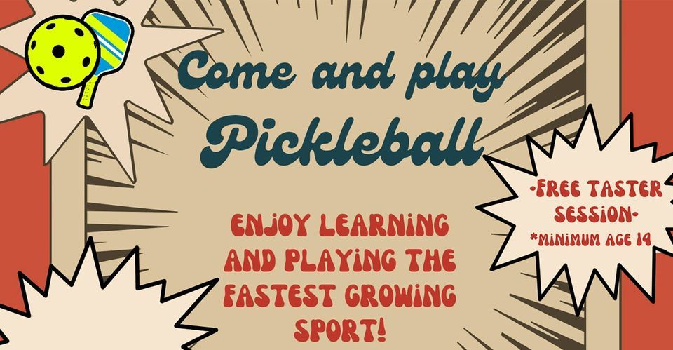 FREE Pickleball Taster Session, Bridport Leisure Centre, March 23 2024 ...