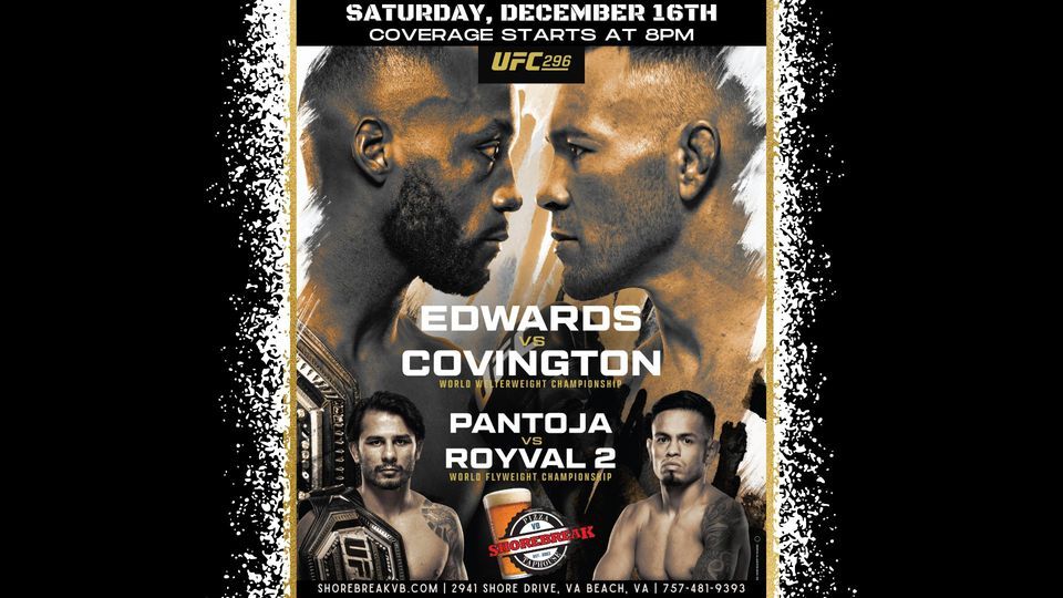 UFC 296 at Shorebreak - Shore Drive! , ShoreBreak Pizza & TapHouse ...