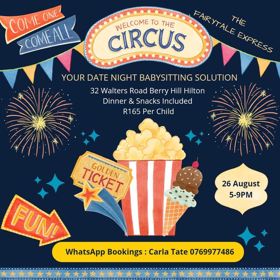 Date Night Child Care , The Fairytale Express, Hilton, 26 August 2023 ...