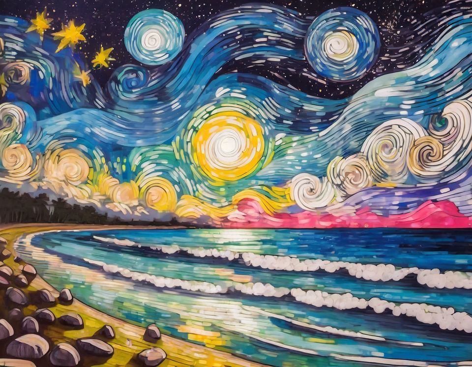 Starry Night on the Beach Paint and Sip, 4122 Hamilton Ave Cincinnati ...